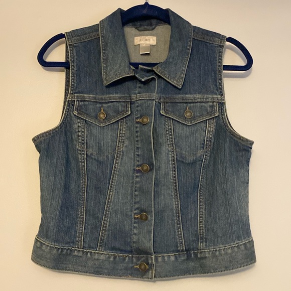LOFT | Jackets & Coats | Loft Denim Vest | Poshmark